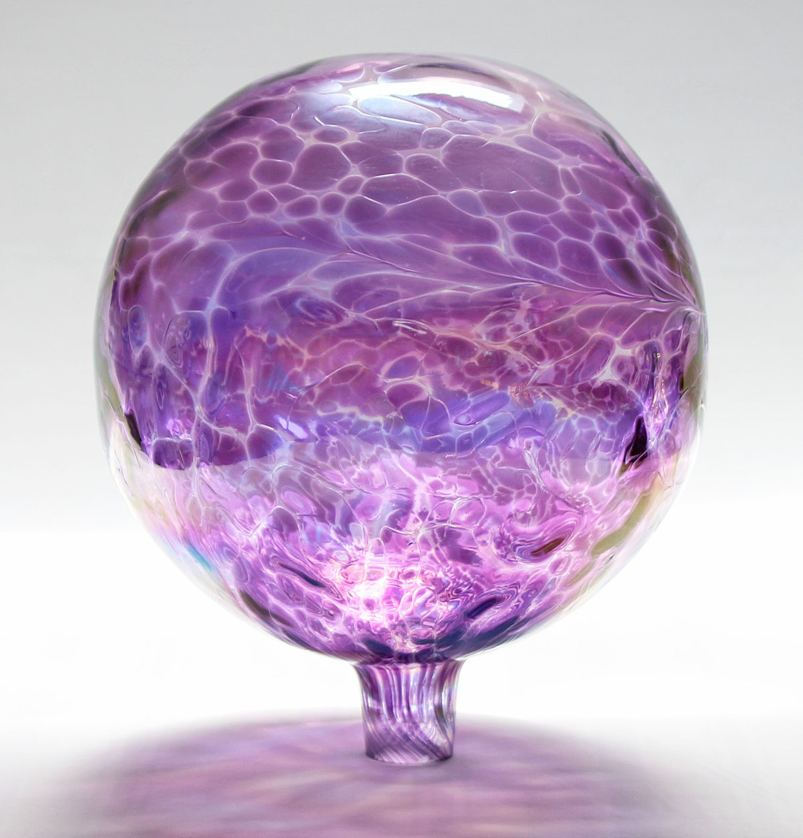 Glass Gazing Ball "Violet Blue" 12 Inch - WitchBalls.com