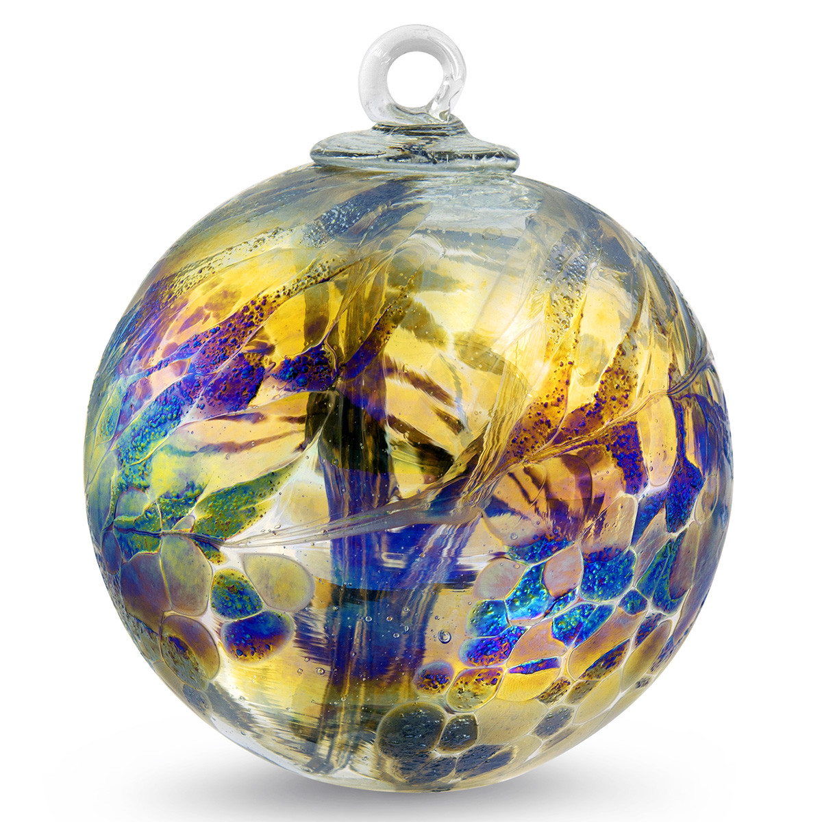 Small Witch Ball "Amaranth" - WitchBalls.com