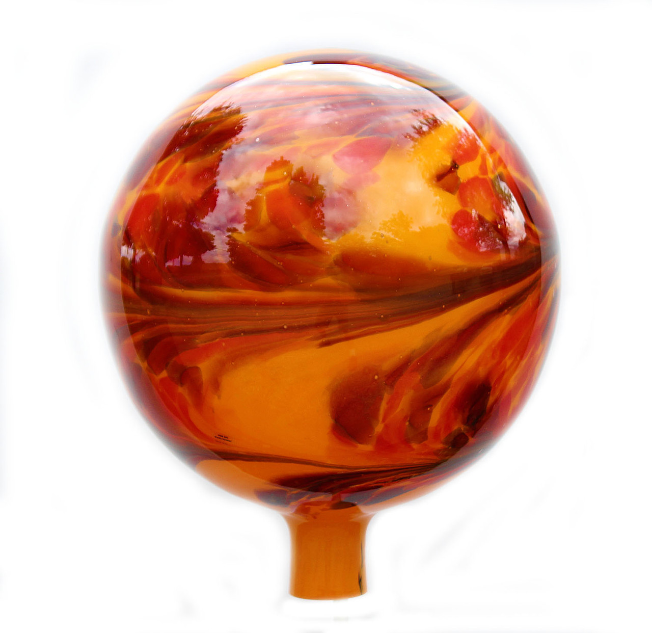 "Brown Sugar" Gazing Ball - WitchBalls.com