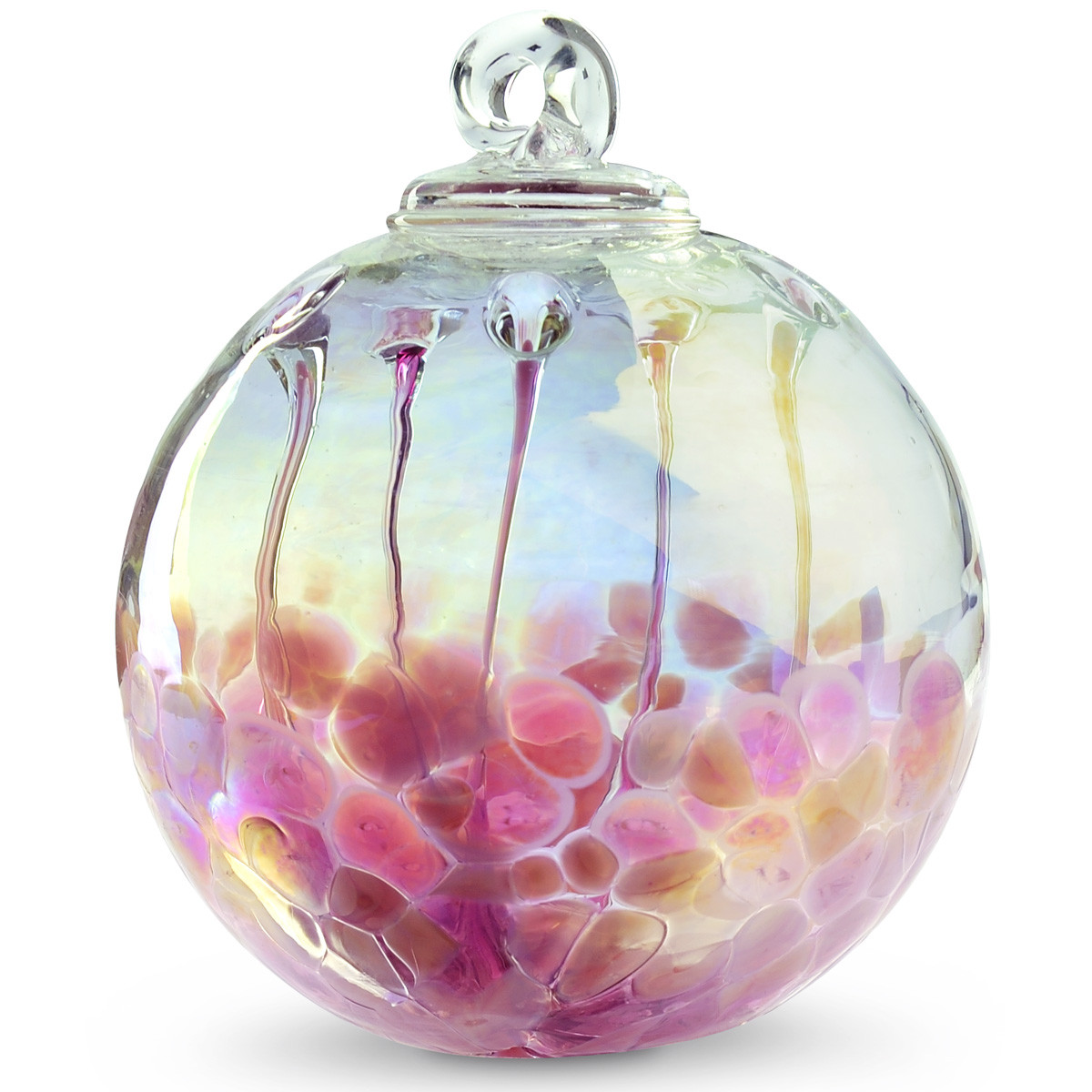 Witch Ball Tea Rose - WitchBalls.com