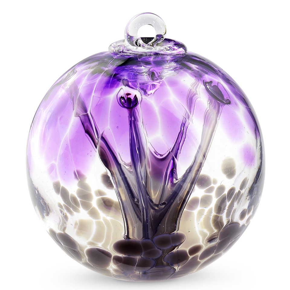 Small Witch Ball Purple - WitchBalls.com