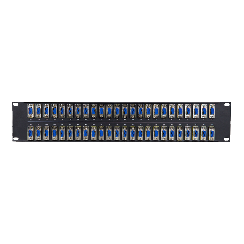 Bittree 2 RU 2x24 DE9-F to DE9-F Bulkhead Panel | BIS