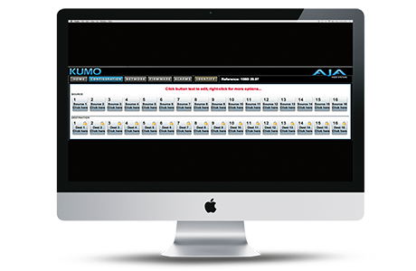 AJA KUMO 16x16 Compact 12G-SDI Router, with 1 power supply | BIS