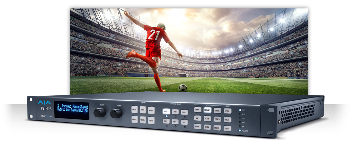 AJA Frame Synchronizer and Converter for HDR, SDR, HDR 4K, UltraHD, 2K ...