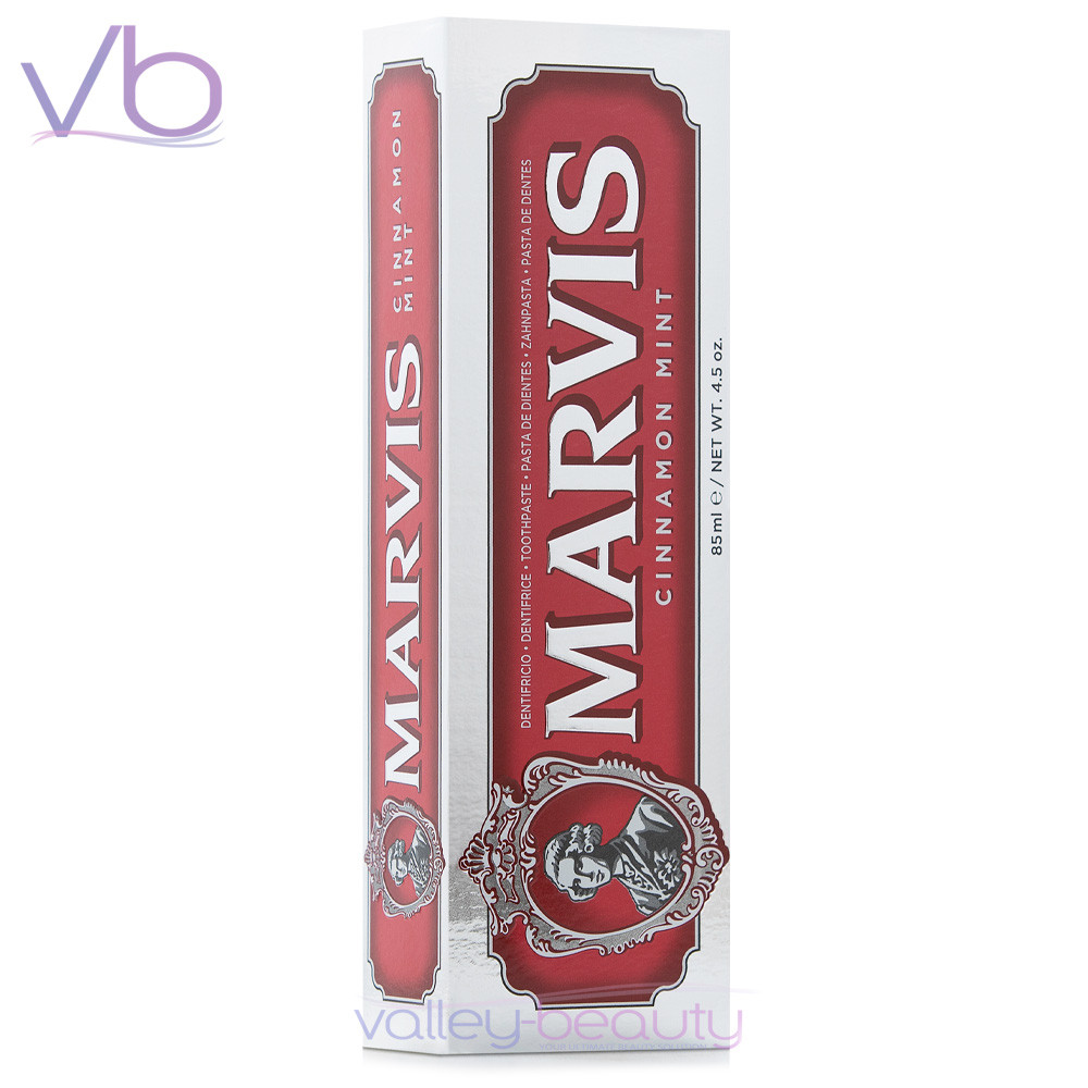 Marvis Cinnamon Mint | Rich and Creamy Toothpaste with Spicy Aromas