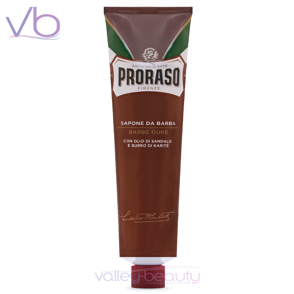 Proraso Sapone Da Barba Barbe Dure | Shaving Cream with Sandal Oil for ...