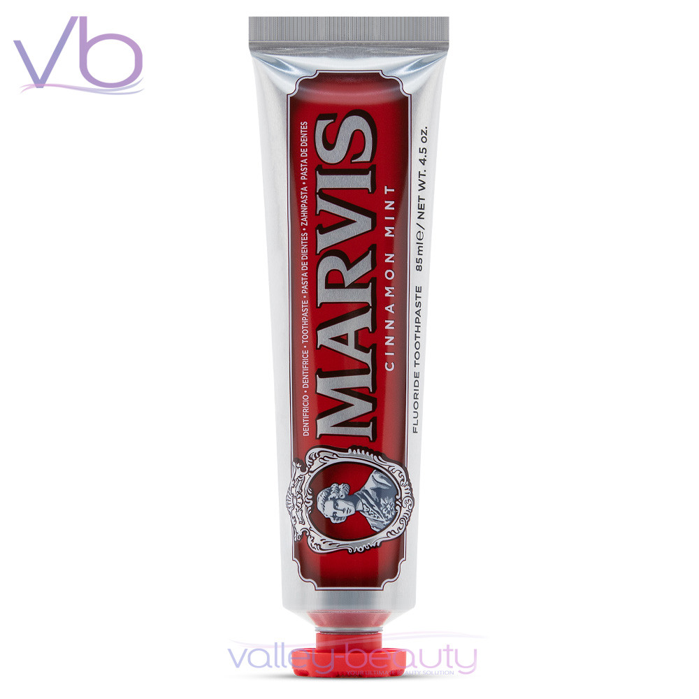 Marvis Cinnamon Mint | Rich and Creamy Toothpaste with Spicy Aromas