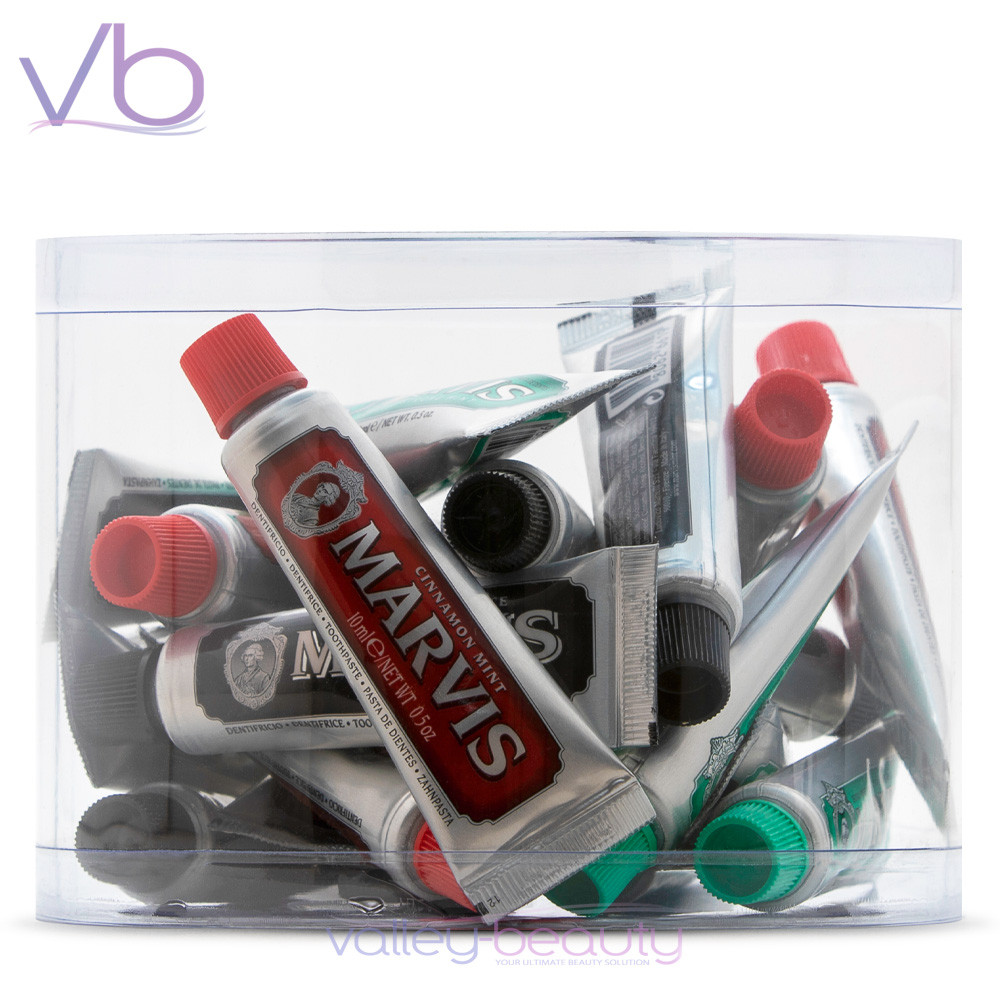 Marvis 24 Tube Sampler Pack with Original Flavors (Amarelli, Cinnamon ...