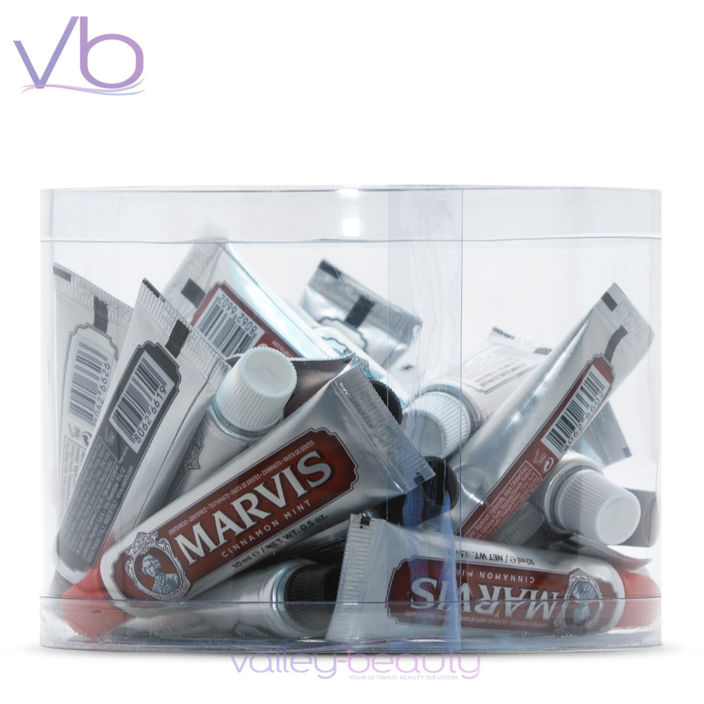 Marvis 24 Tube Sampler Pack with 3 Original Flavors | Whitening Mint ...