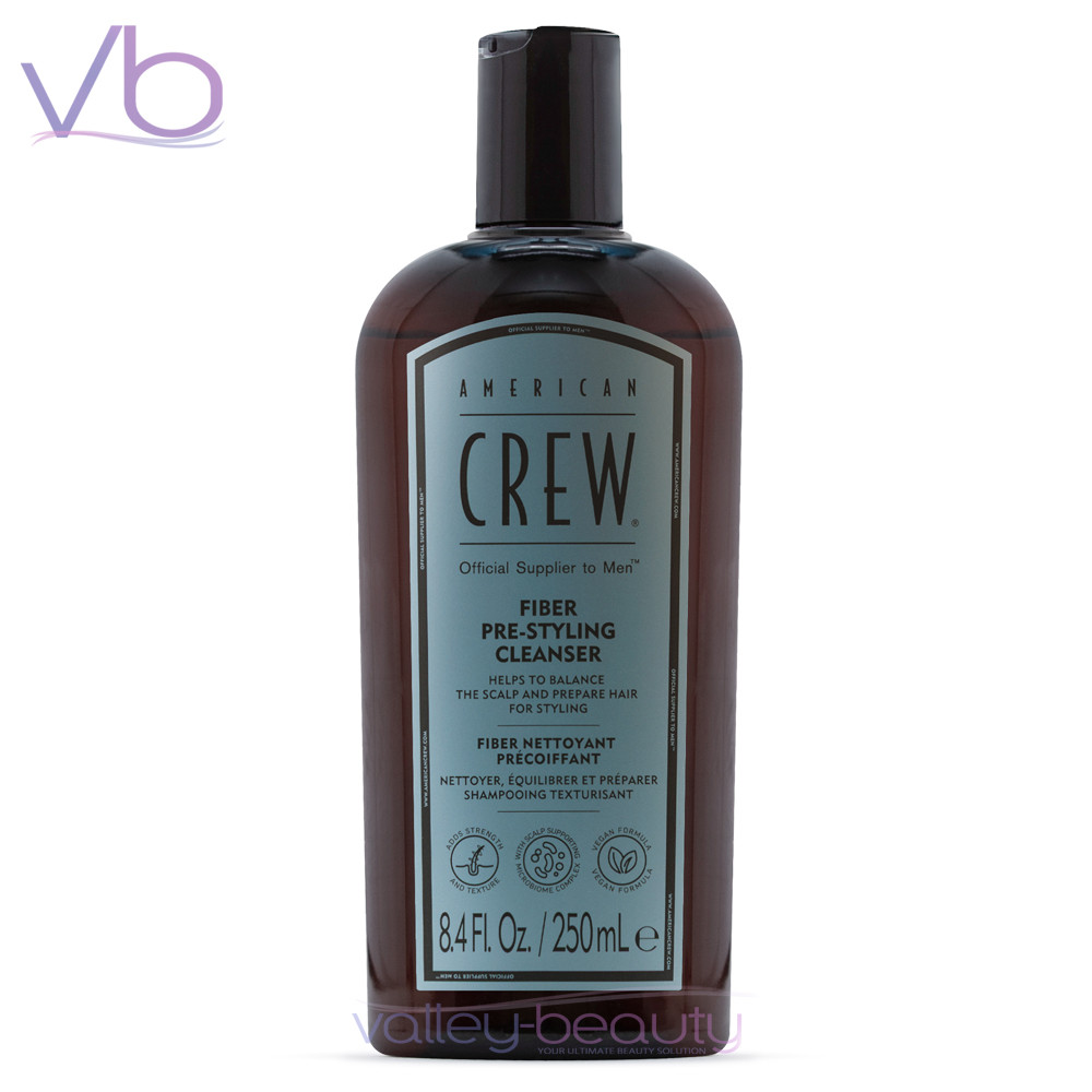 American Crew Fiber Pre-Styling Cleanser | Balancing Texturizing Shampoo