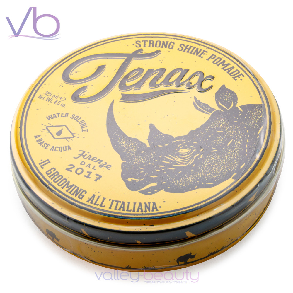Tenax Strong Shine Pomade | Water Soluble Italian Styler