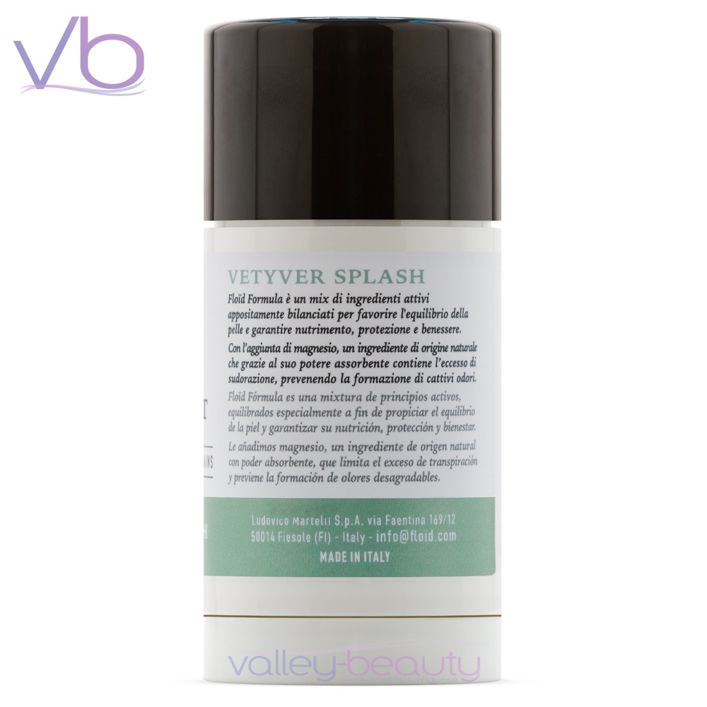 Floid Vetyver Splash Deodorant – Classic Italian Grooming Heritage