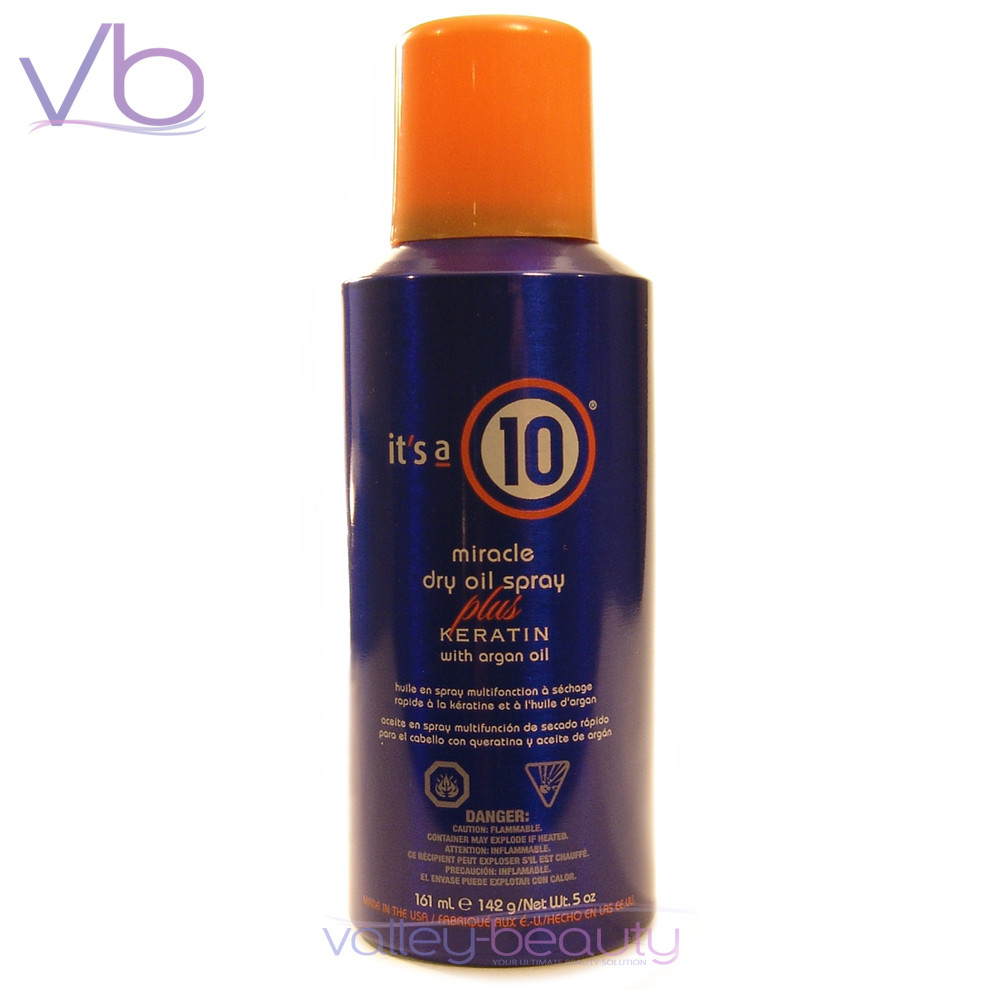 It's a 10 miracle dry oil spray