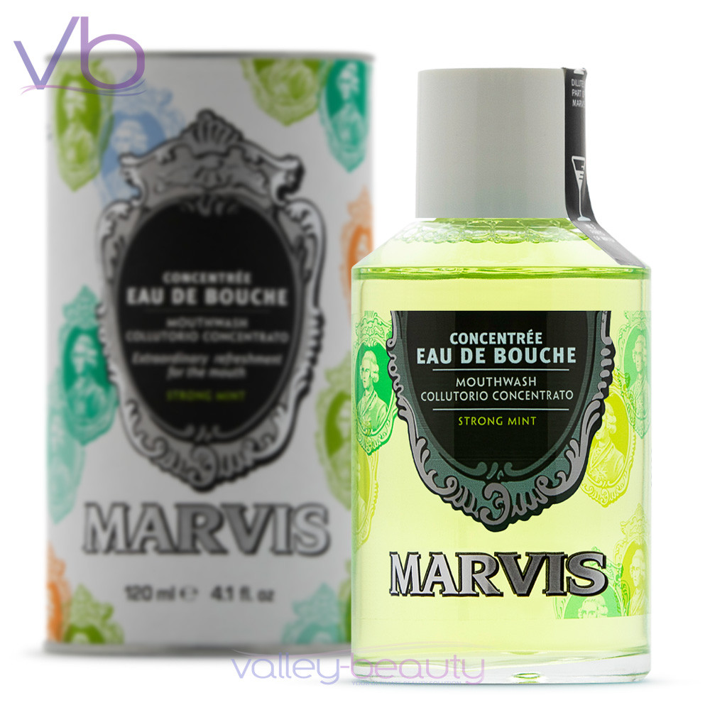 Marvis Strong Mint Mouthwash | Sparkling Peppermint Sensation