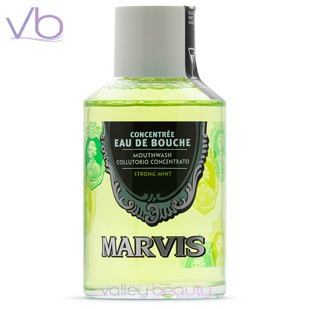 Marvis Strong Mint Mouthwash | Sparkling Peppermint Sensation