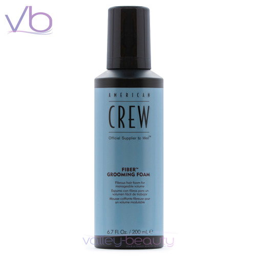 American Crew Fiber Grooming Foam Lightweight Volume Mousse For Men