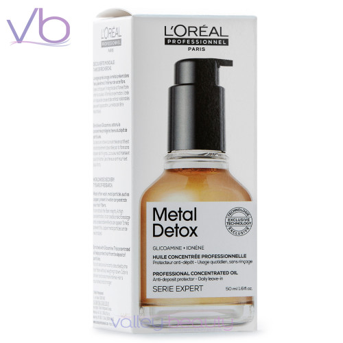 L’Oreal Serie Expert Metal Detox Oil | Anti-Deposit Daily Leave-in ...