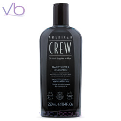 American Crew Daily Silver Shampoo | Revitalizing Cleanser for Gray and ...