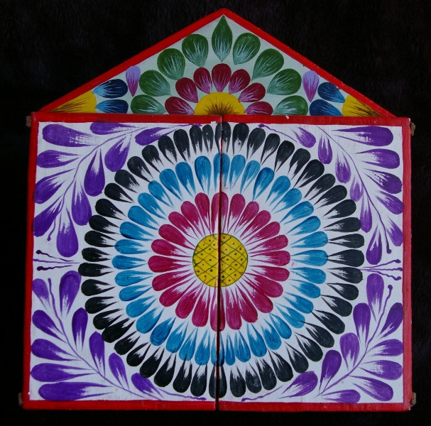 peruvian retablo, portable alter, handmade folkart, fairtrade ...