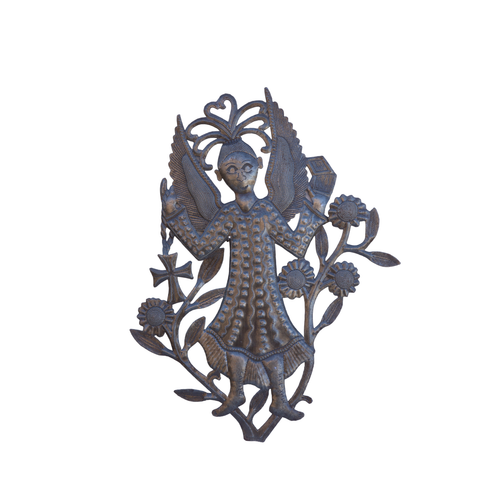 Angel Wall Sculptures Haiti Metal Steel Drum Art Handcrafted from ...