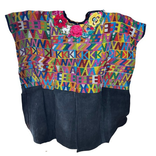 Vintage Handmade Almolonga Guatemalan Huipil – Backstrap-Loom Woven ...
