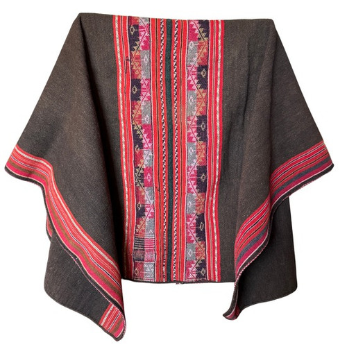 Handwoven Antique Manta from Culta Bolivia, Handwoven Textile