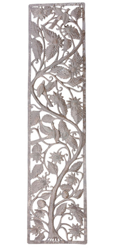 Tree of Life Metal Wall Art 70” Fair Trade Haitian Recycled Steel