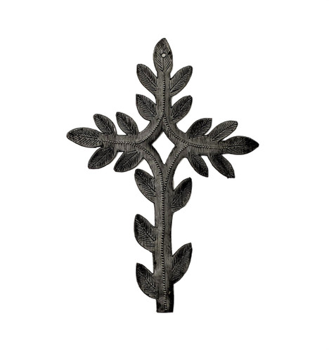 small metal cross Christian Catholic Spiritual Plaques Handmade Silver ...