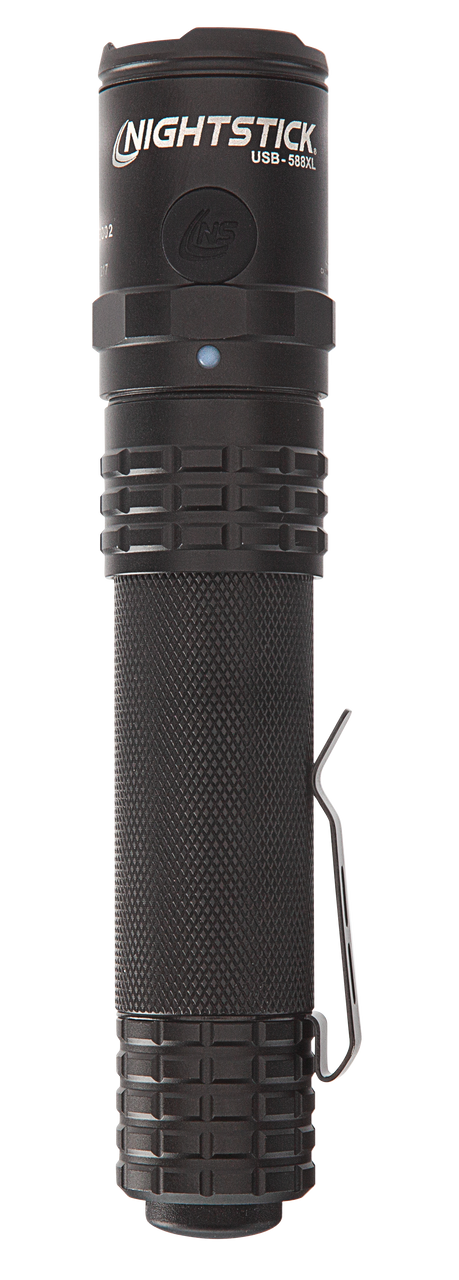 Nightstick USB588XL USB Dual-Light Tactical Flashlight Black Anodized ...