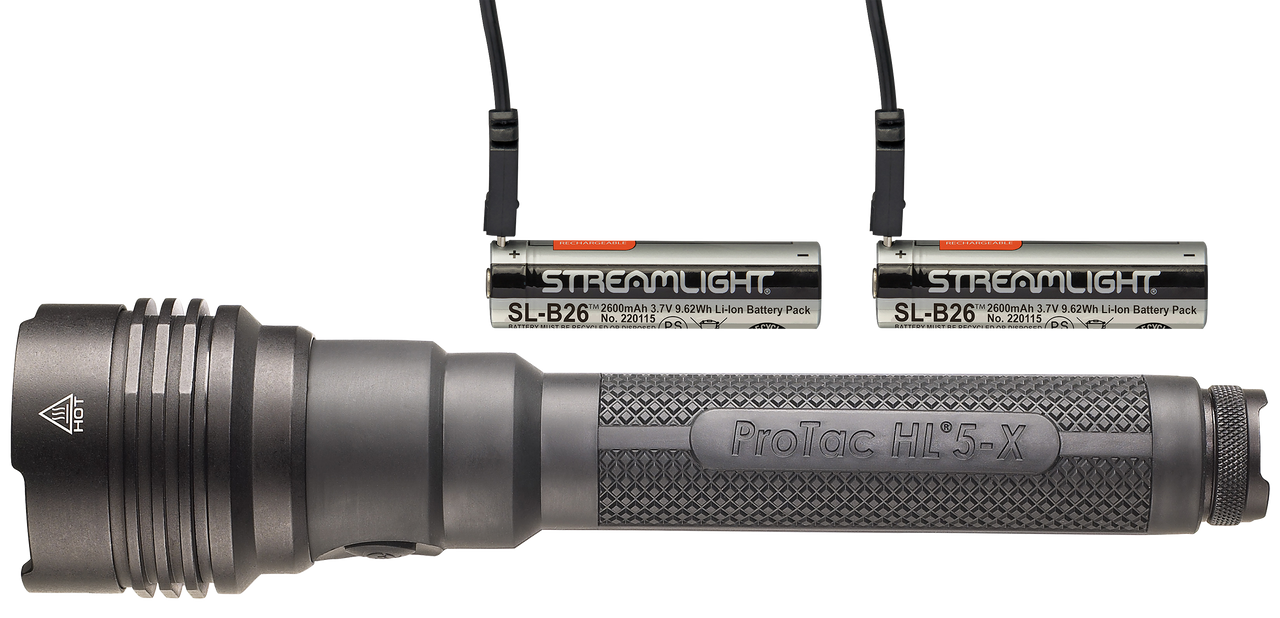 Streamlight 88080 ProTac HL 5-X USB Flashlight Black Anodized 250/1000 ...