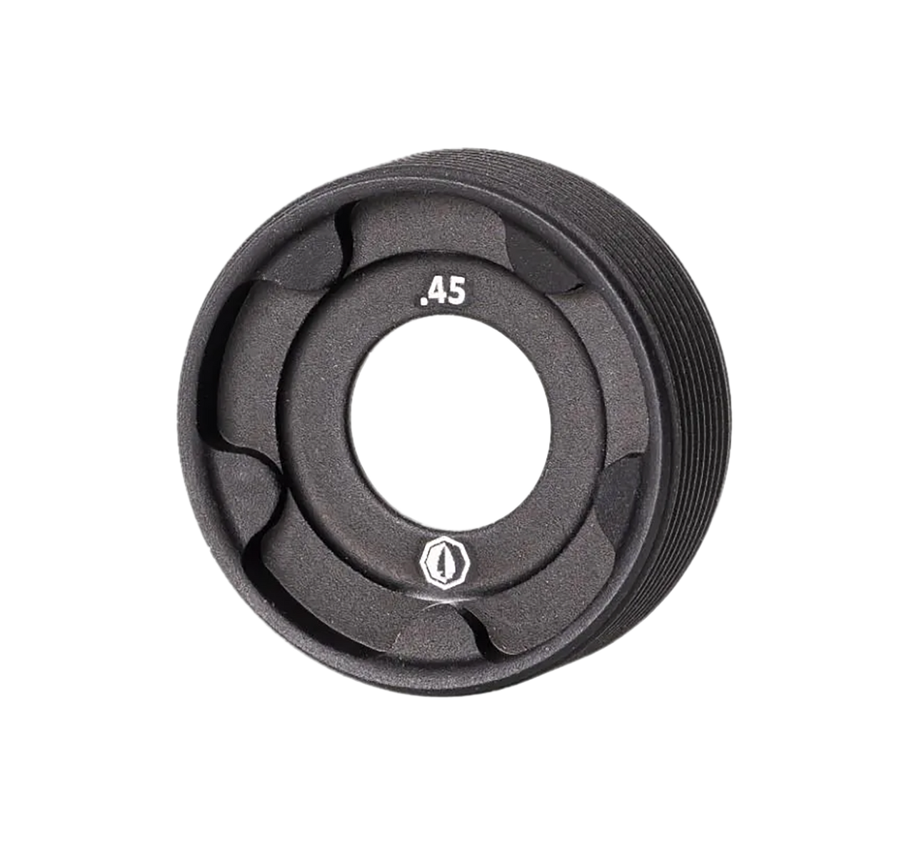 RUGGED SUPPRESSOR FC004 Front Cap 45 ACP Black - BuckSnort Outfitters