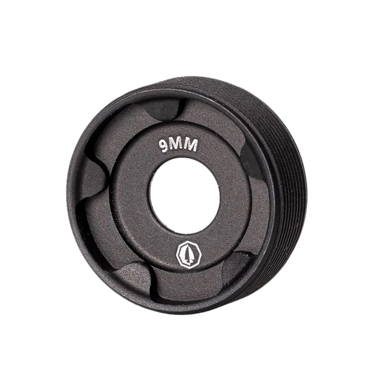 RUGGED SUPPRESSOR FC002 Front Cap 9mm Luger Black - BuckSnort Outfitters