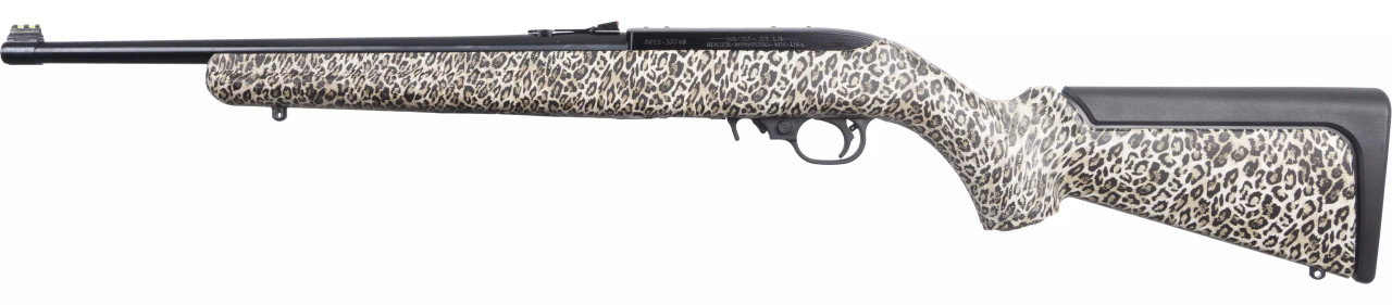 Ruger 10/22 Compact .22LR Leopard Print 10+1 Fiber Optic Sights - 16.12 ...