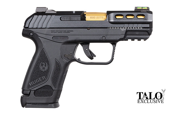 Ruger SECURITY-380 380ACP BLK/GLD 3856 | 15+1 | GOLD BARREL 380 ACP ...