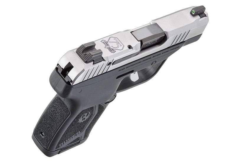 RUGER LCP MAX 75TH ANNIVERSARY BLACK / STAINLESS .380 ACP 2.8" BARREL ...