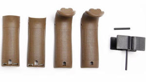 Glock 17 / 22 Gen 4 4 pc. Factory Beavertail Backstrap Kit Flat Dark ...