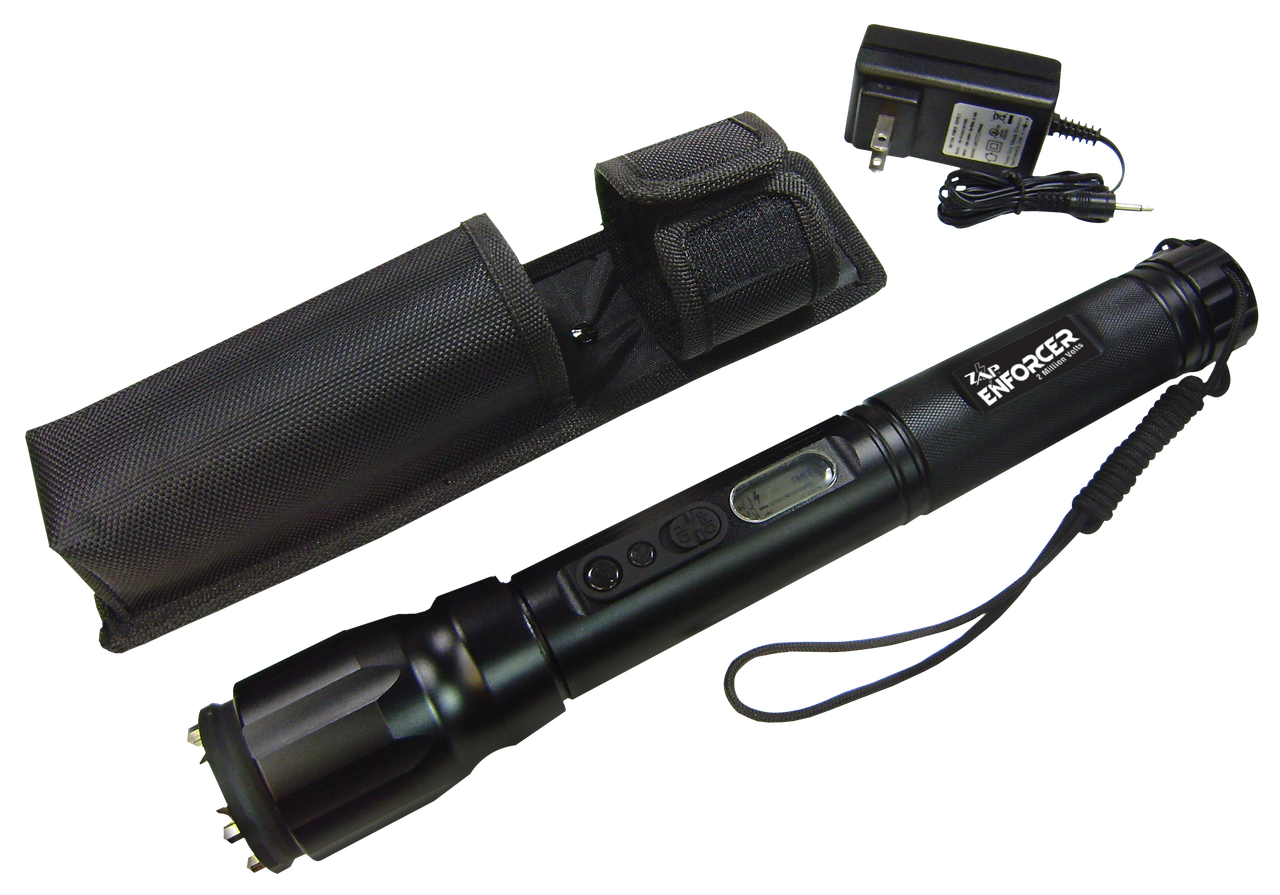Zap ZAPEN Enforcer Stun Gun/Flashlight Range of Close Contact ...