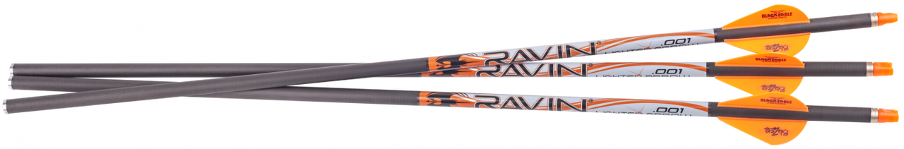 Ravin Crossbows R134 Match Weight Lighted Arrows 400GR 001" 3 Pack ...