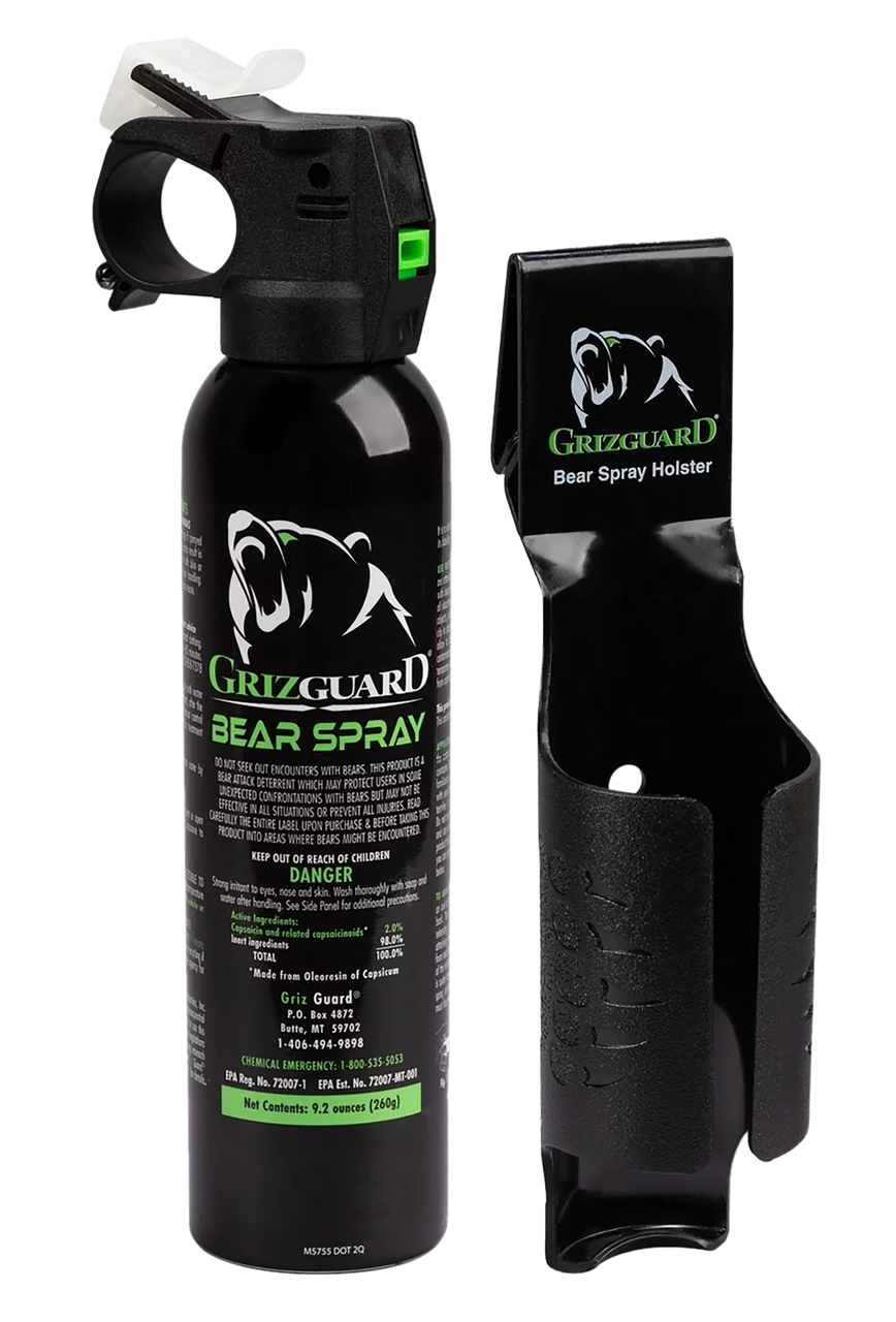 UDAP 260GG2 Griz Guard Bear Pepper Spray Black Effective 30 ft 9.2 oz ...