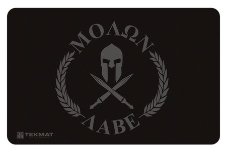 TekMat TEKR17MOLONLABE Molon Labe Cleaning Mat Molan Labe Spartan 11" x ...