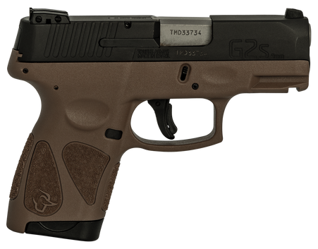 Taurus 1G2S931B G2S Compact Frame 9mm Luger 7+1 3.26" Matte Steel ...