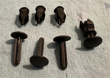 Interior Panel Push Pins (Grey)