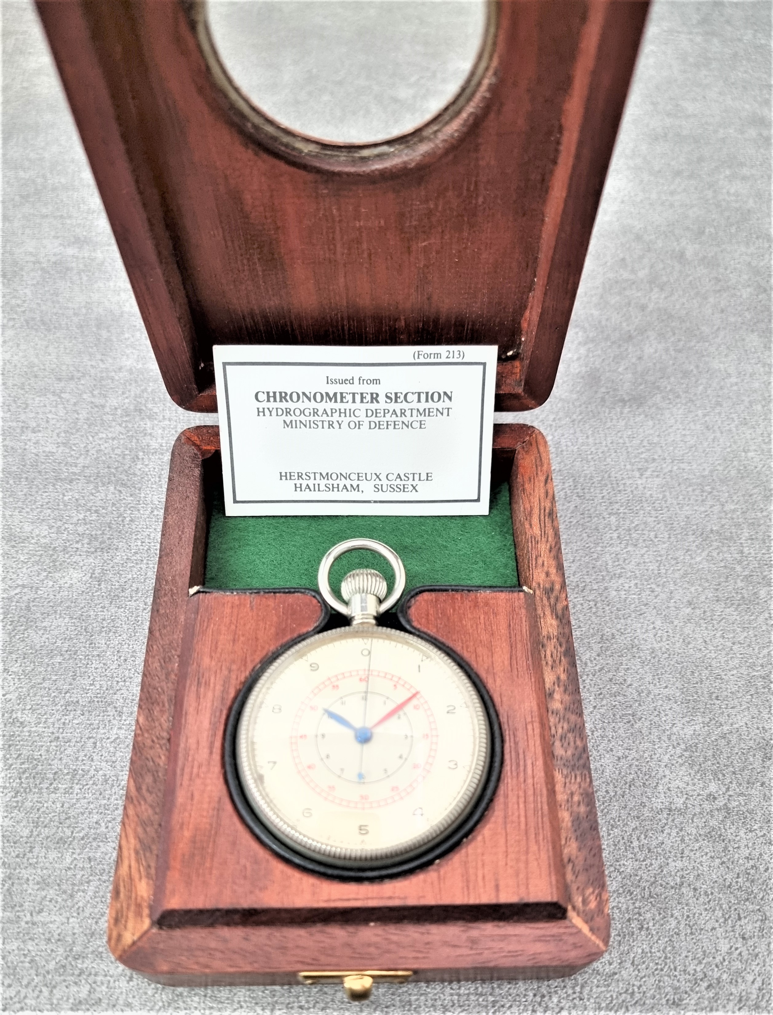 Zenith HS3 Military Pocket Watch with Decimal Dial