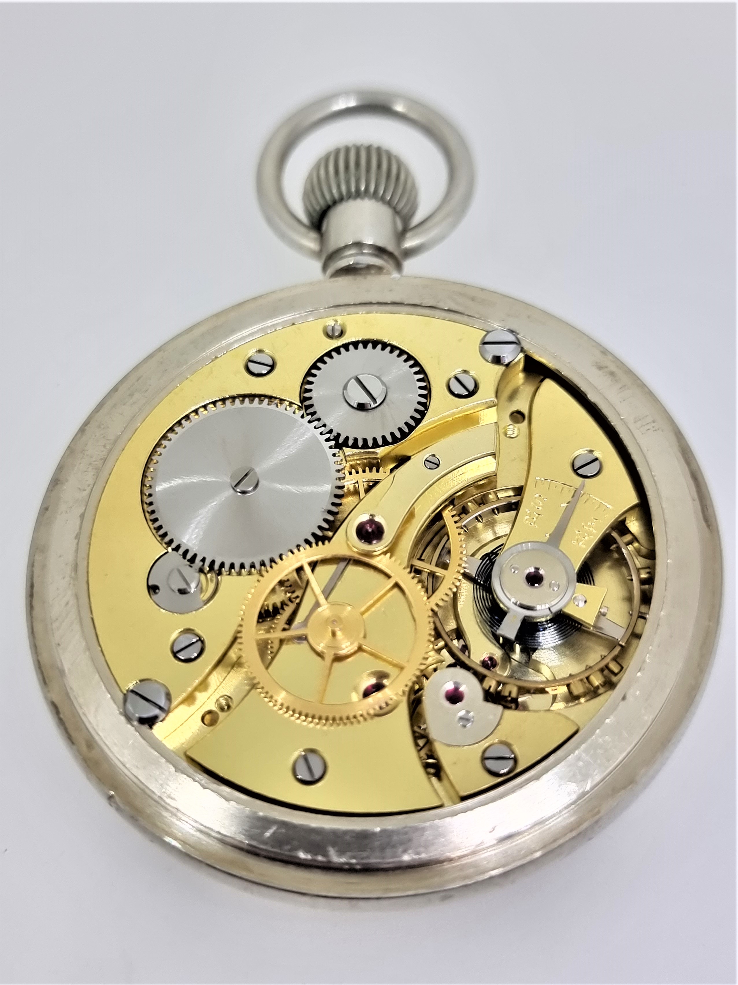 Zenith HS3 Military Pocket Watch with Decimal Dial