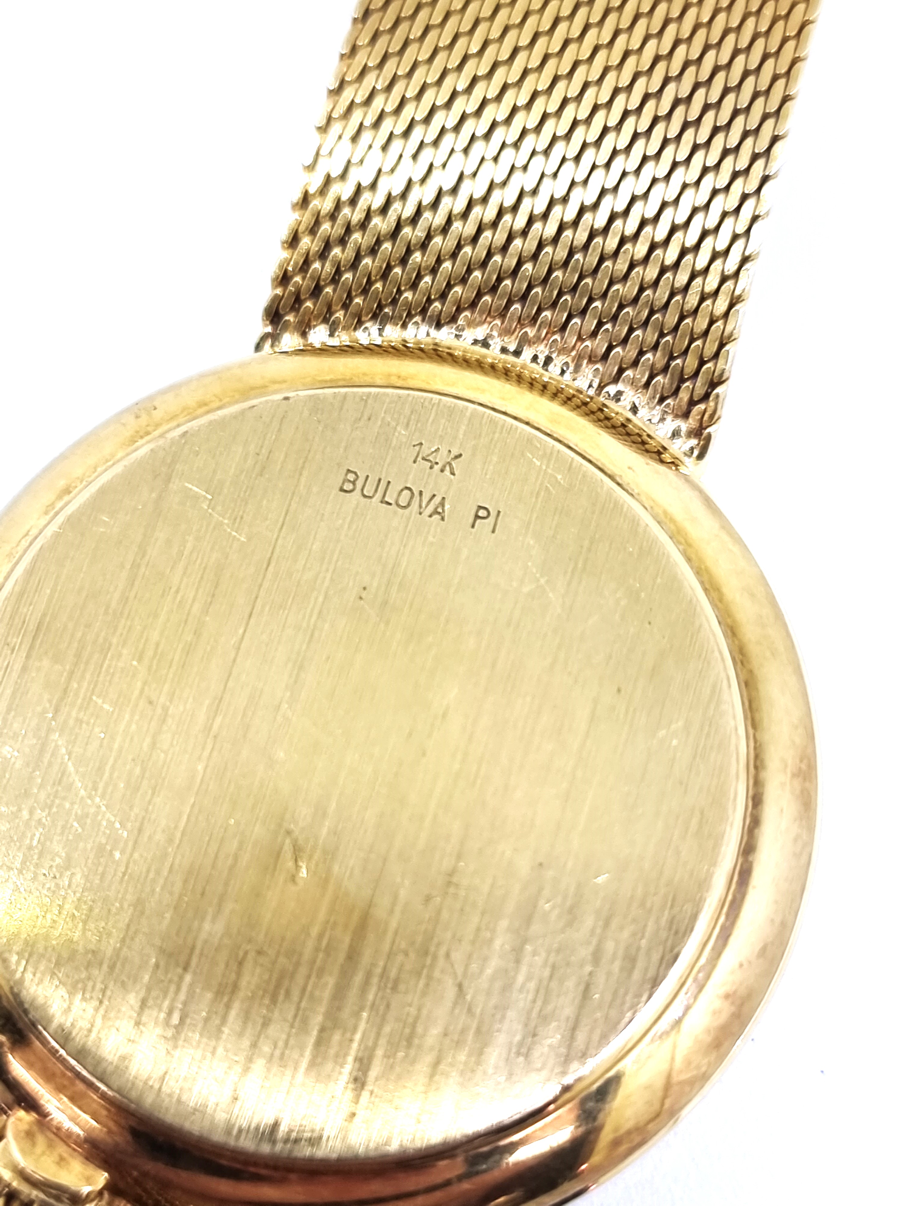 Bulova Vintage 14ct gold quartz