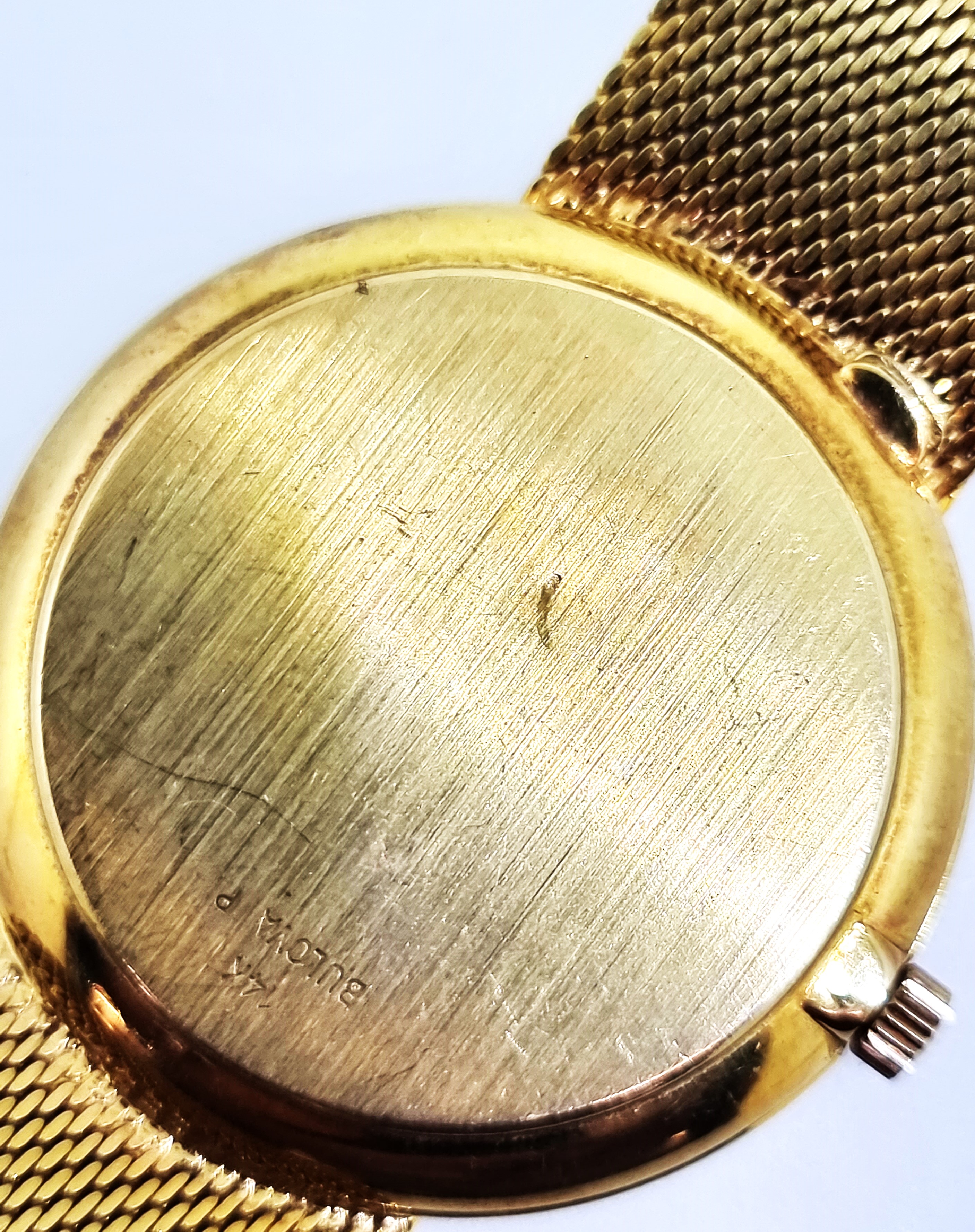 Bulova Vintage 14ct gold quartz