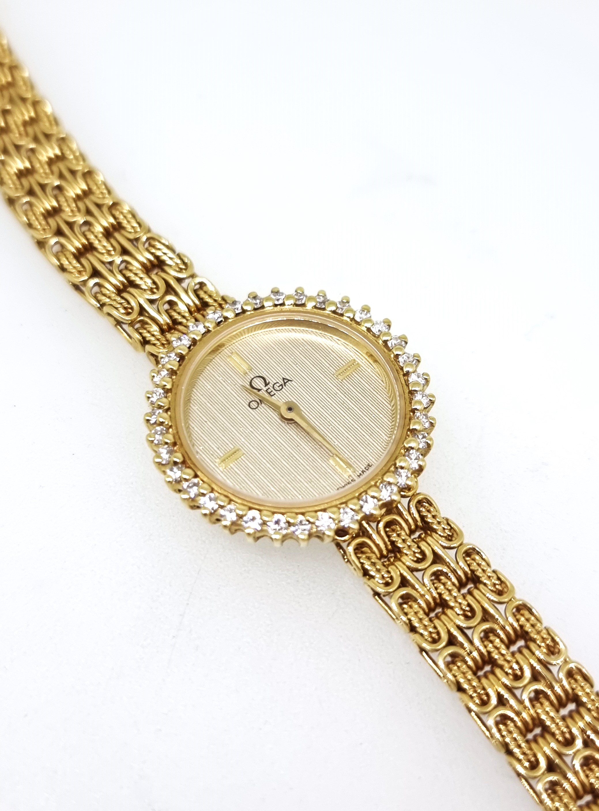 Omega 18ct gold cocktail watch
