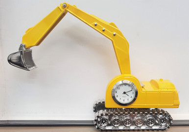 Collectable Big Little Yellow Digger Clock CC3201YL SOLD