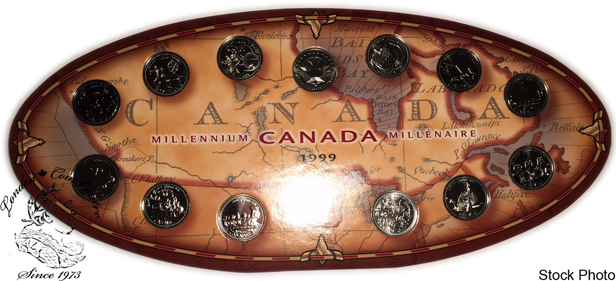 Canada: 1992 25 Cent 125 Year of Confederation Provinces Coin Set ...