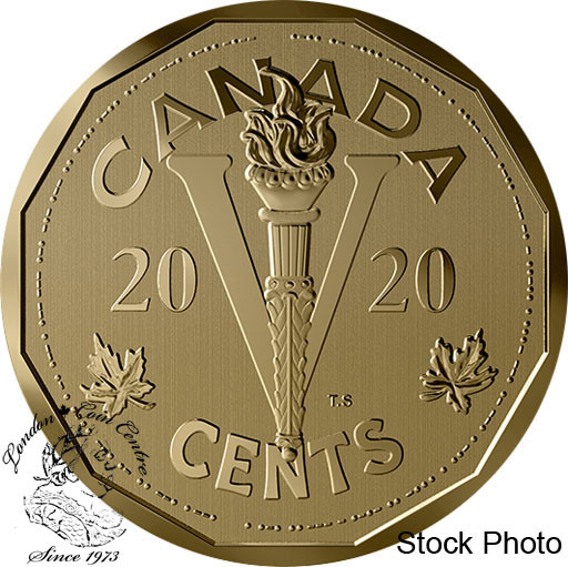 Canada: 2020 5 Cents The Canadian Home Front: The Victory Nickel Bronze ...